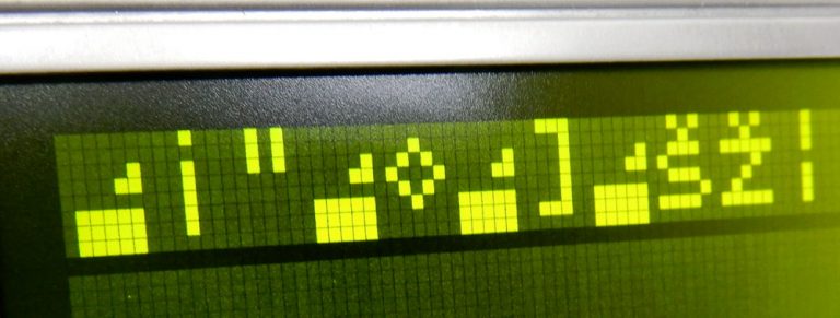 Help! I have garbage showing on my 16x2 LCD