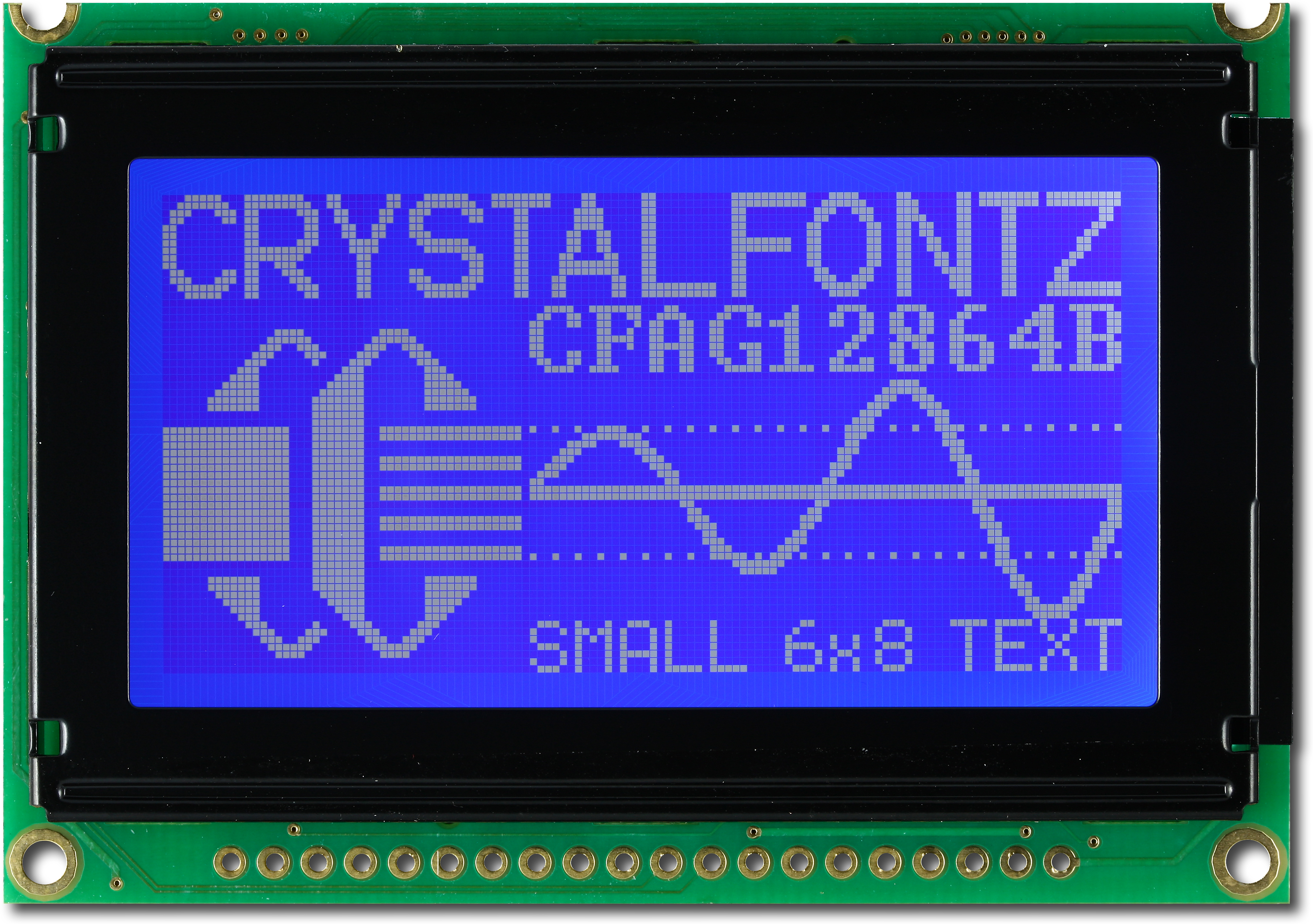 128x64 White on Blue Graphic LCD (CFAG12864BTMIV)