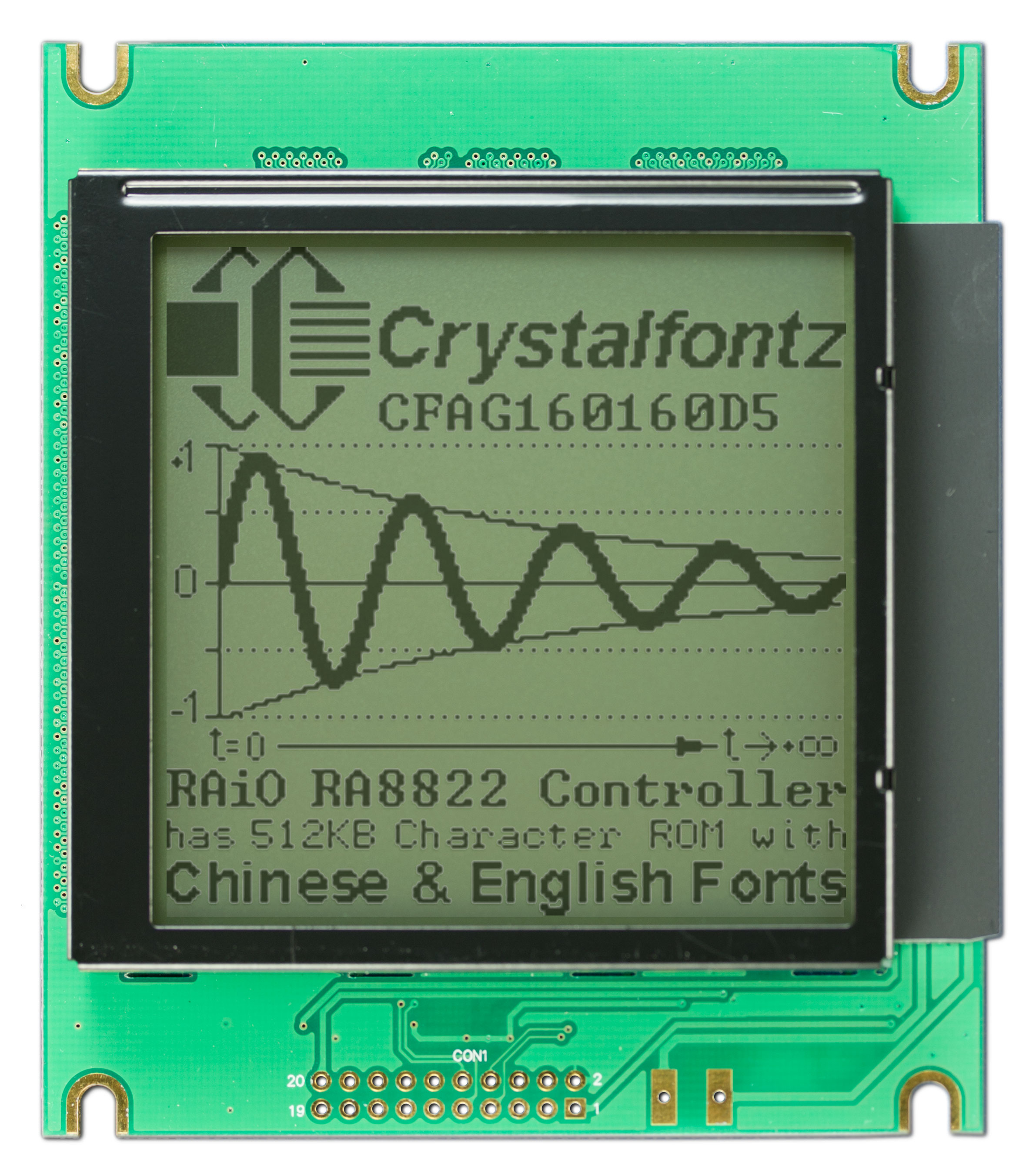 160x160 Graphic FSTN LCD (CFAG160160D5TFHVGB)