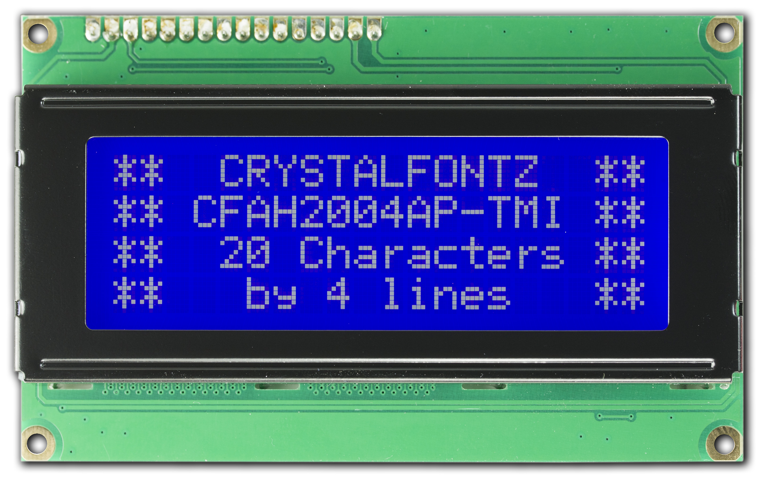 20x4 SPI Character LCD Module (CFAH2004APTMIEW)