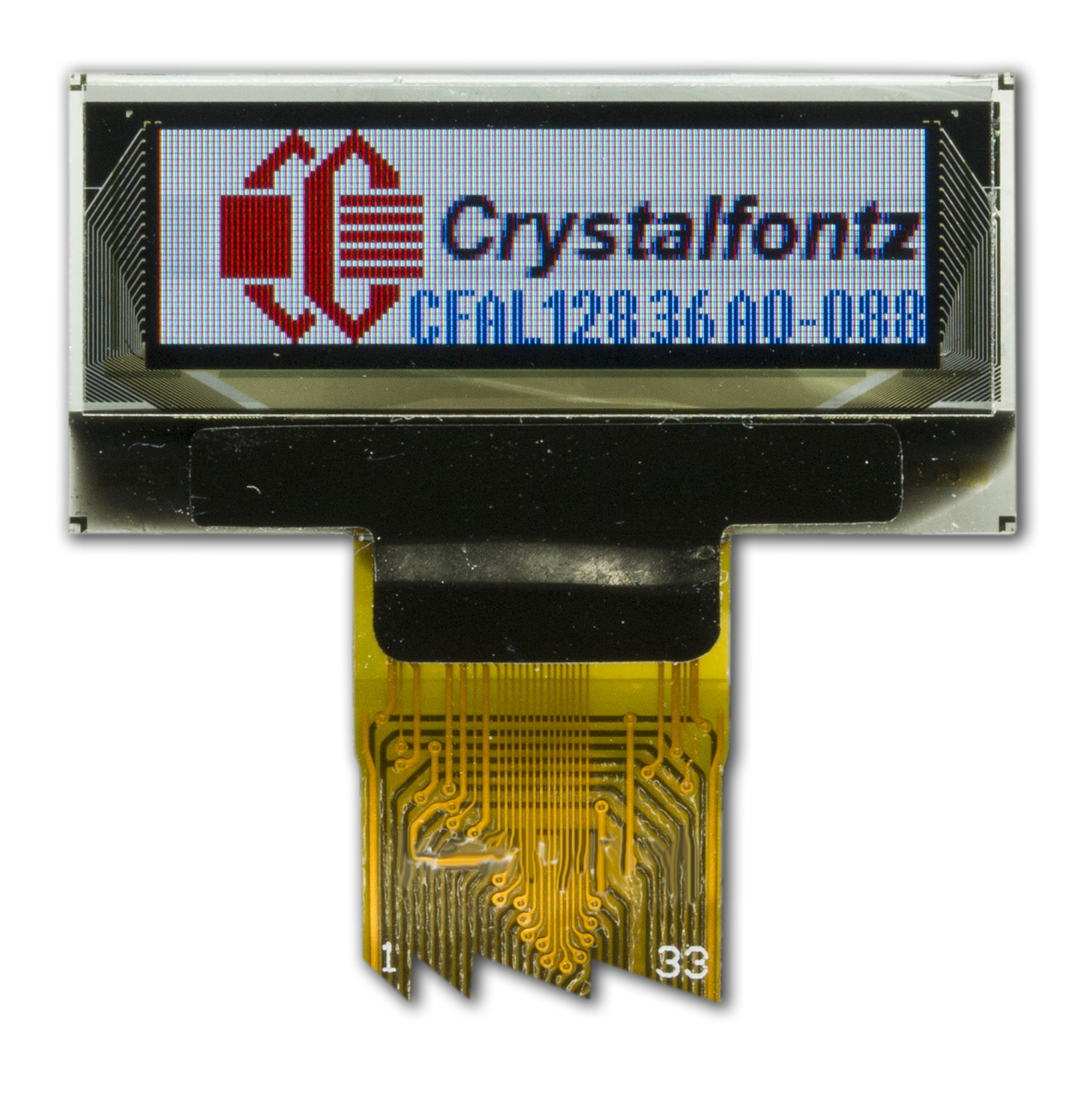 128x36 OLED Display Module (CFAL12836A0088)