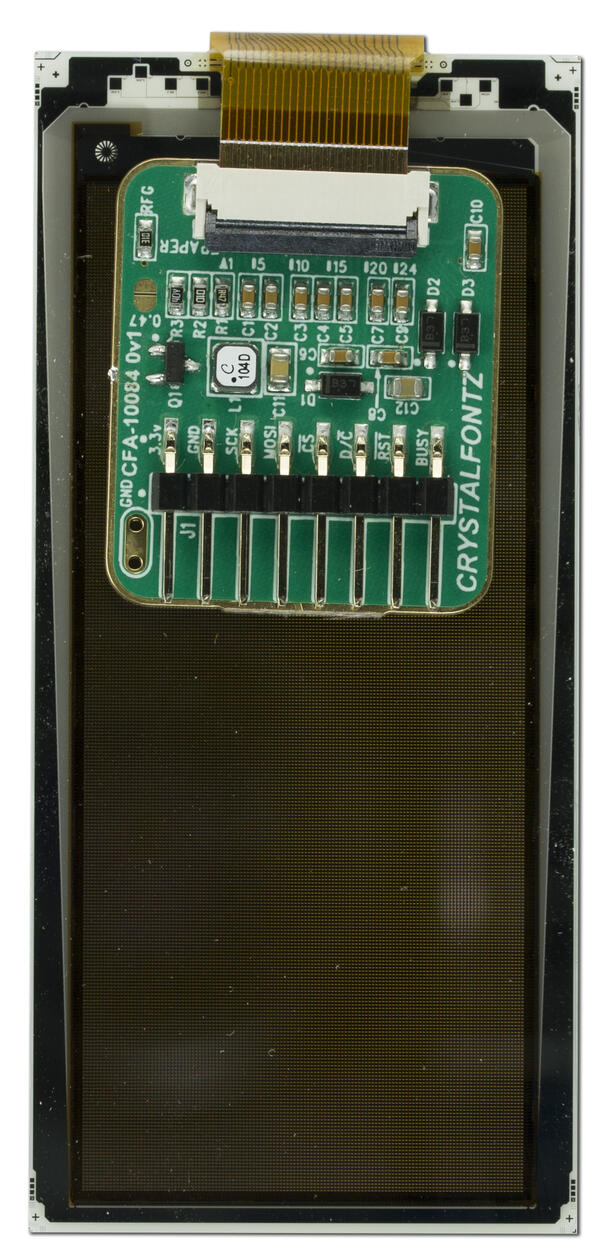 29 Inch 3 Color Epaper Module From Crystalfontz 